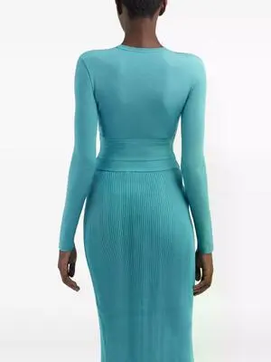 Roberto Cavalli Cut-out Corset-style Midi Dress