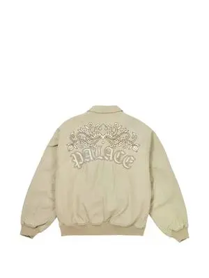 PALACE Floral-embroidered Canvas Bomber Jacket