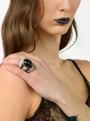 Roberto Cavalli Crystal-embellished Cocktail Ring