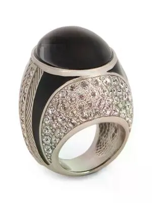 Roberto Cavalli Crystal-embellished Cocktail Ring