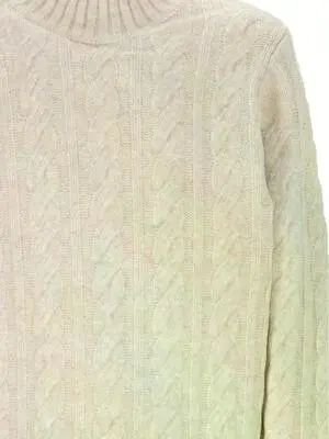 KEELING Cable-knit High-neck Sweater
