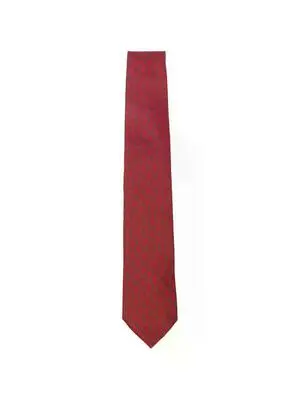 ANTONIO MURO Geometric-pattern Tie - Red