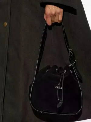 VIVIENNE WESTWOOD Stacey Leather-trim Bucket Bag