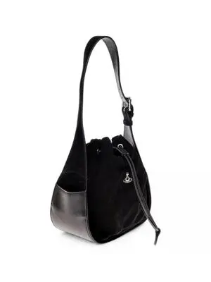 VIVIENNE WESTWOOD Stacey Leather-trim Bucket Bag