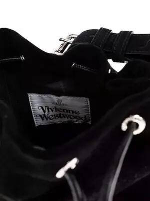VIVIENNE WESTWOOD Stacey Leather-trim Bucket Bag