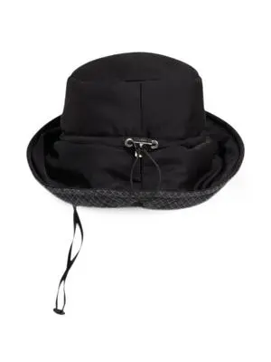ARCS Lifted Grid-print Bucket Hat