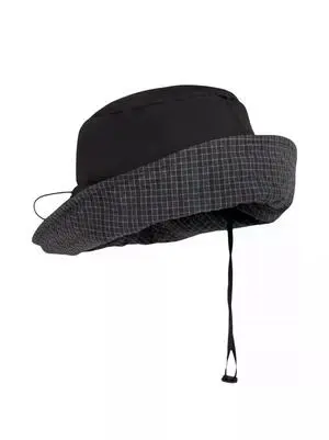 ARCS Lifted Grid-print Bucket Hat