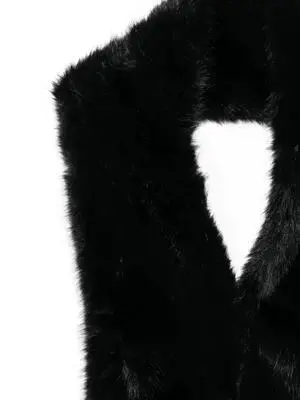 BETTA CORRADI Faux-fur Scarf - Black