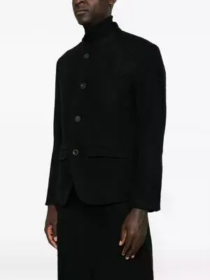 INDIVIDUAL SENTIMENTS Mandarin-collar Button-up Blazer