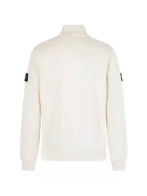 Stone Island 6100068 Brushed Organic Cotton Fleece Sweatshirt - Neutrals