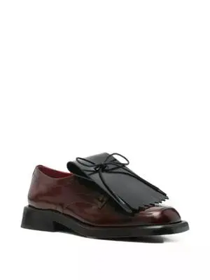 Plan C Fringe-detail Derby Shoes