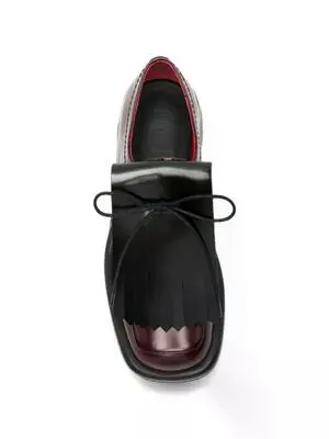 Plan C Fringe-detail Derby Shoes