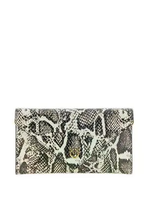Pinko Love Birds Mini Clutch - Neutrals