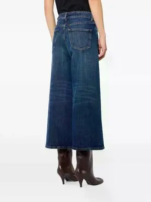 Liviana Conti Tie-fastening Wide-leg Jeans - Blue