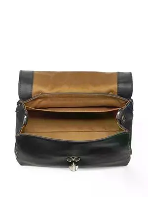 ZANELLATO Postina Baby Leather Clutch Bag - Black