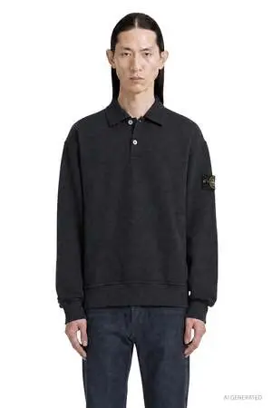 Stone Island 6100054 Polo Sweatshirt - Blue