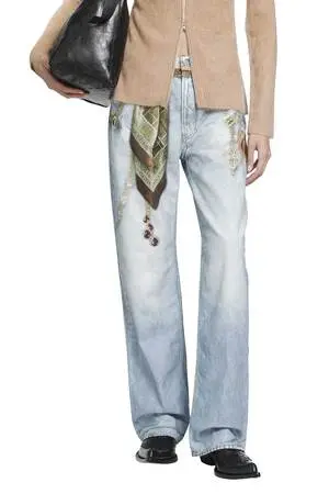Acne Studios Trompe-l'oeil Jeans - Blue