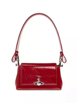VIVIENNE WESTWOOD Small Hazel Leather Shoulder Bag - Red