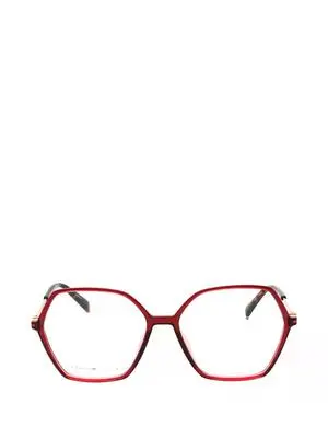 Tommy Hilfiger Geometric-frame Glasses - Red