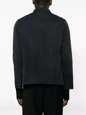 LOÏS DIONISIO Herringbone Button-up Shirt Jacket