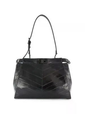 Fendi Medium Peekaboo Leather Shoulder Bag