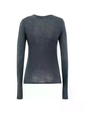 TELA Semi-sheer Long-sleeve T-shirt