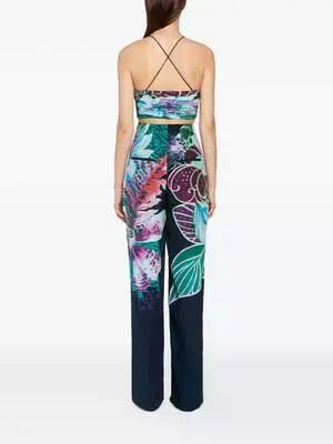 Roberto Cavalli Floral-print Jumpsuit
