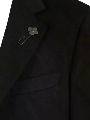 LARDINI Flower-lapel Pin Single-breasted Coat