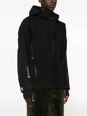 Moncler Gore-tex Hooded Jacket - Black