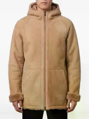 SALVATORE SANTORO Reversible Hooded Coat - Neutrals