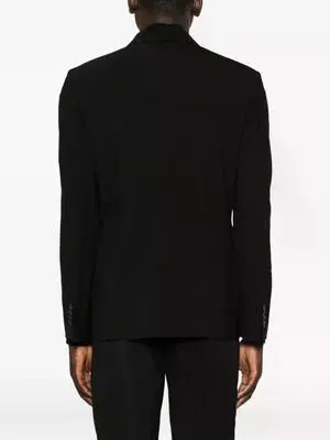 AMARANTO Double-breasted Peak-lapel Blazer