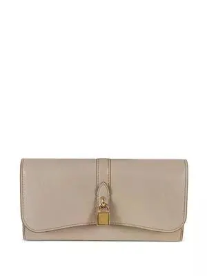 Stella McCartney Ryder Padlock-detail Long Wallet - Neutrals