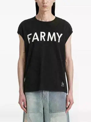 Kapital Katabira Text-print T-shirt - Black