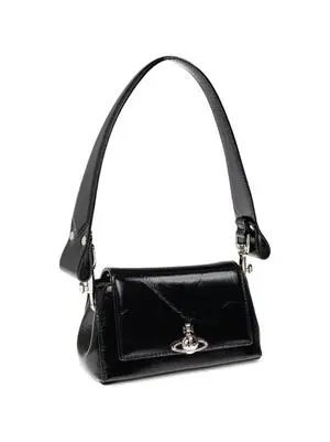 VIVIENNE WESTWOOD Hazel Small Orb-plaque Bag - Black