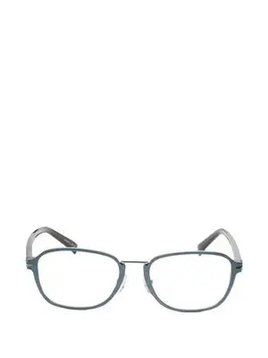 Tumi Geometric-frame Glasses - Blue