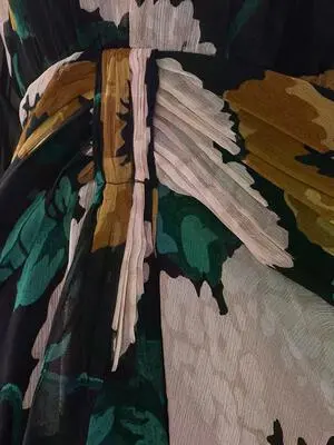Rixo Floral-print Pleated Dress