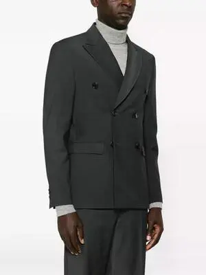 AMARANTO Double-breasted Peak-lapels Blazer
