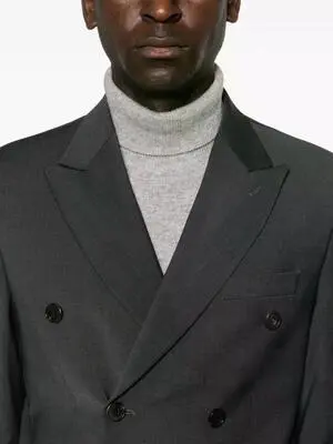 AMARANTO Double-breasted Peak-lapels Blazer