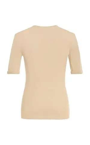 Calvin Klein Clothilde Half-sleeve Top - Neutral