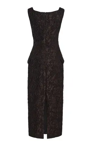 Calvin Klein Stevia Quilted Midi Dress