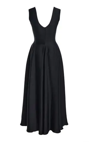 Calvin Klein Margo Scoop-neck Maxi Dress - Black