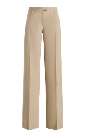 Calvin Klein Emely Low-rise Wool Straight-leg Pants