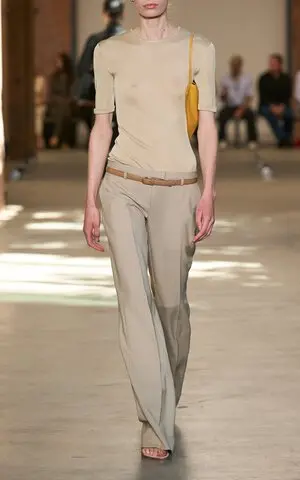 Calvin Klein Emely Low-rise Wool Straight-leg Pants