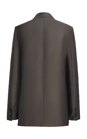 Calvin Klein Amora Single-breasted Silk Jacket