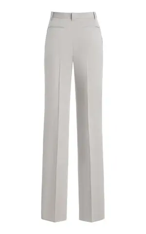 Calvin Klein Nellie Mid-rise Linen-blend Tapered-leg Pants
