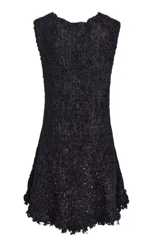 Calvin Klein Elara Crinkled Silk Top - Black
