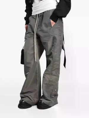 Rick Owens Press-stud Drawstring Wide-leg Trousers