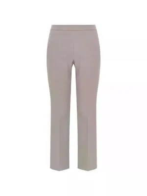 Malìparmi Pressed-crease Flared Trousers