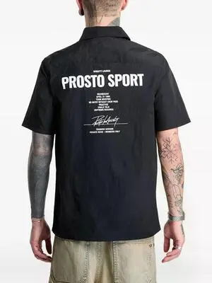 PROSTO Sport Logo-print Short-sleeve Shirt
