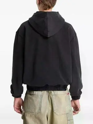 PROSTO Splash Washed Logo-print Hoodie